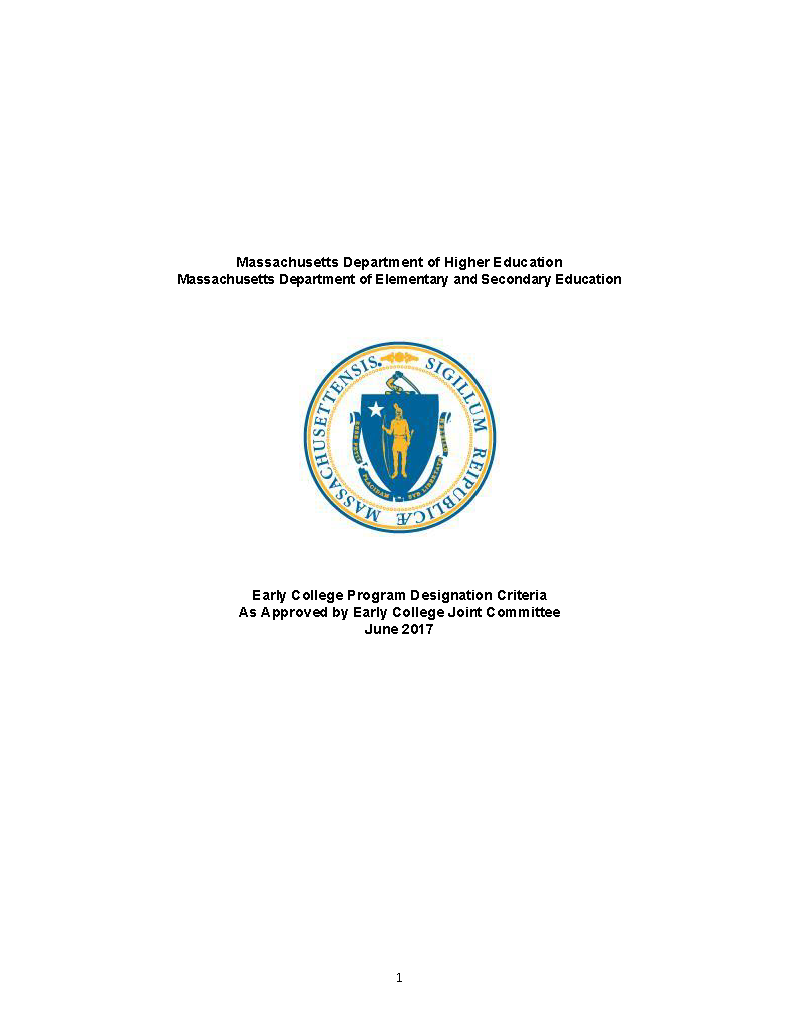 FY26 Early College Designation Resources – MA Early College Community ...